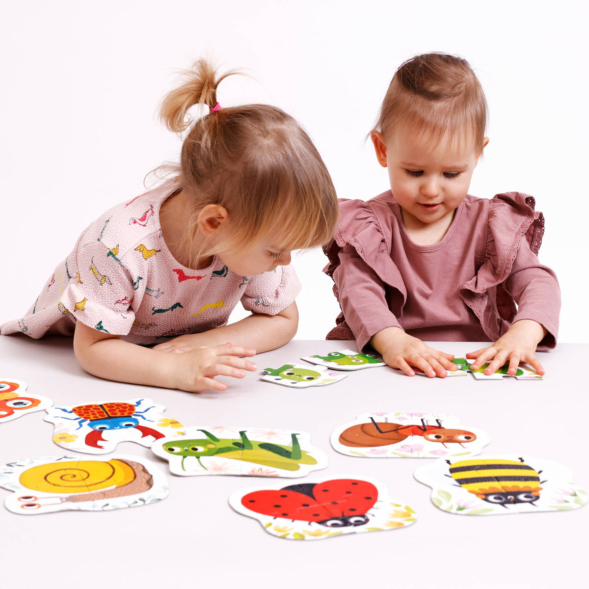 Progressive Puzzles - Tiny Creatures – Fox + Kit Children's Boutique